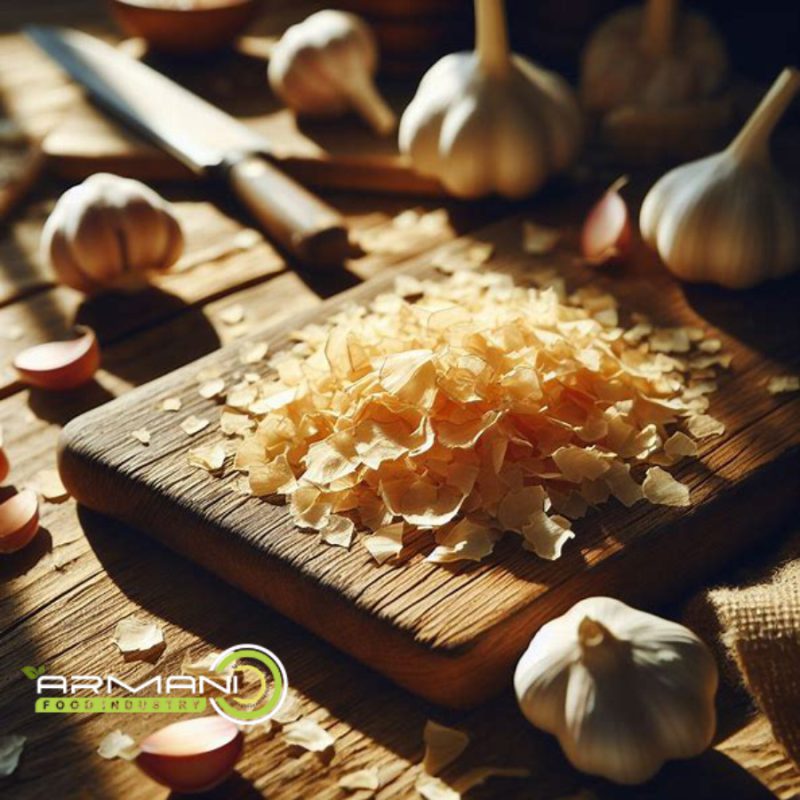 Dried Garlic Flakes - Armani: Iranian Bulk Dried Fruits Supplier